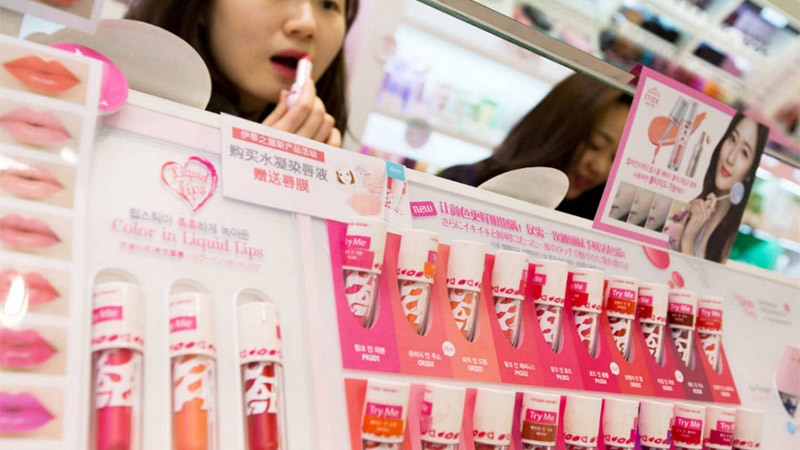 Korean cosmetics shopping